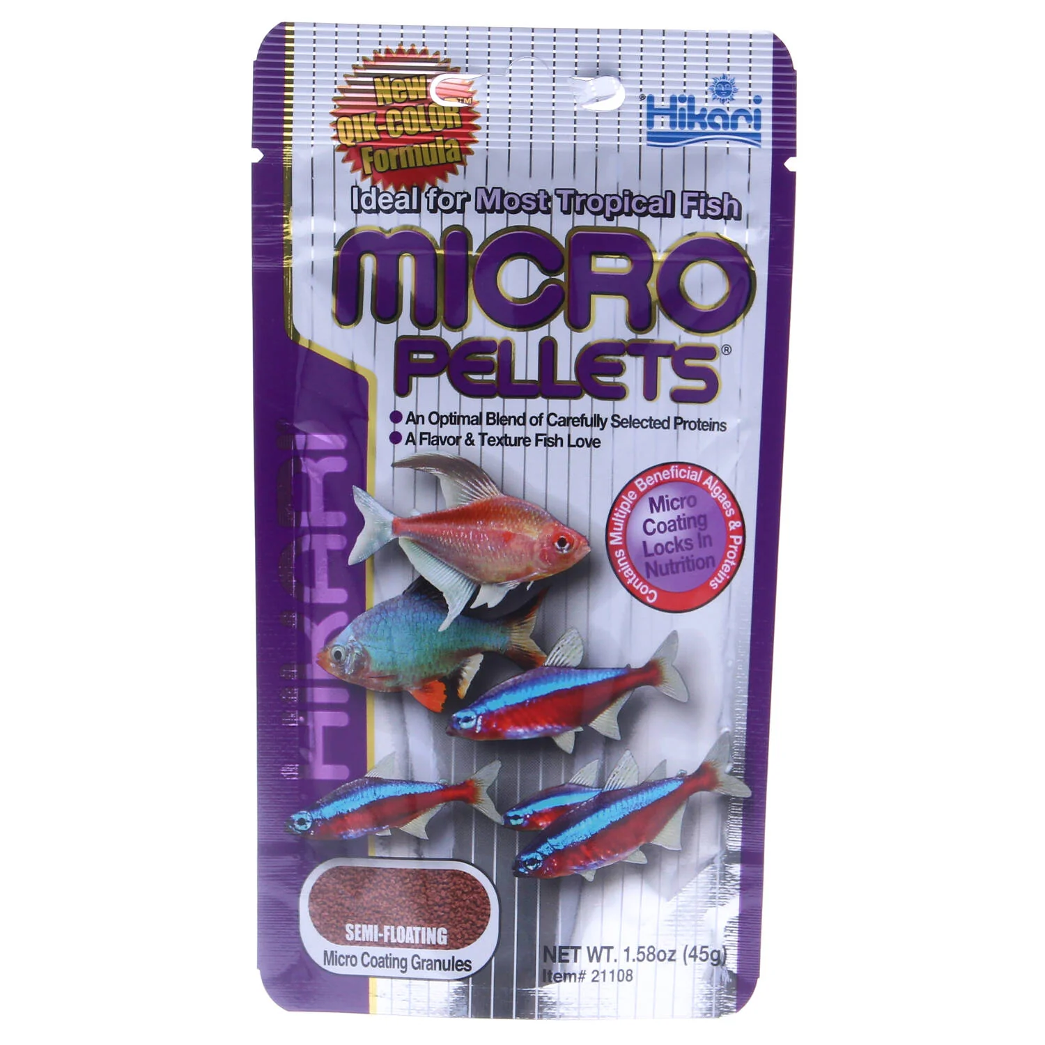 Hikari micro pellets 45g - Fishden Aquatics
